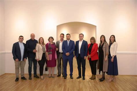 Никола Селаковић у посети будућем Музеју ћирилице