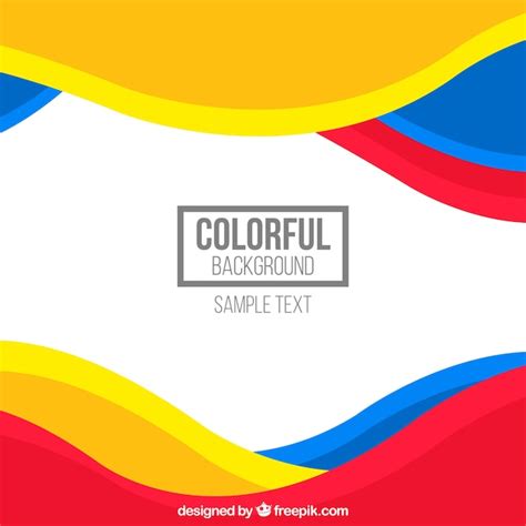 다채로운 추상적 인 모양 배경 무료 벡터