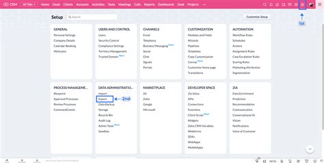 How To Export Data From Zoho Crm Bluroot Step By Step Guide