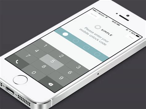 Simple Ios 7 Ui Passcode By Brendon Patubo On Dribbble
