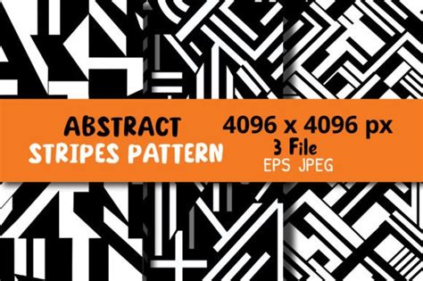 Abstract Stripes Pattern Graphic By Rakibs · Creative Fabrica