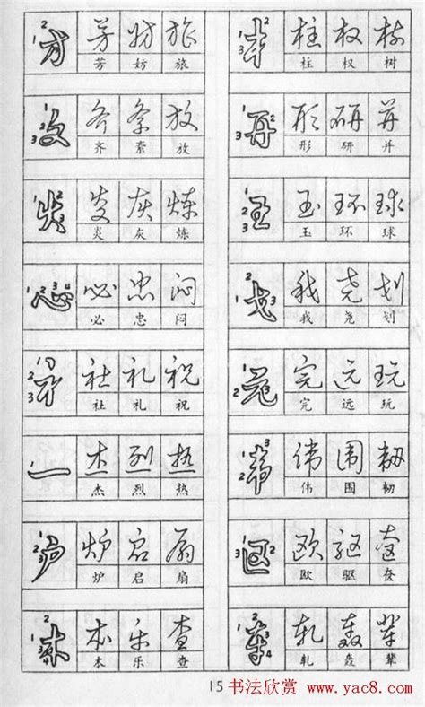黄若舟经典字帖怎样快写钢笔字 第3页 钢笔字帖 书法欣赏
