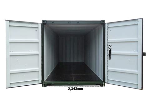 20ft General Purpose Shipping Container Ral 6007 Bsl Containers Ltd