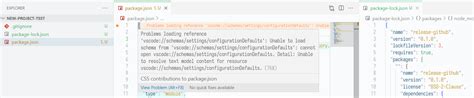 Unable To Load Schema Problems Loading Reference Warnings In JSON Files Issue