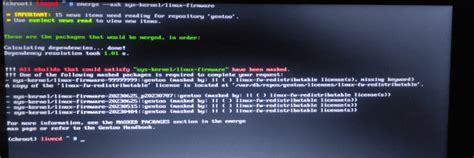 Linux Firmware Doesnt Unmask Rgentoo