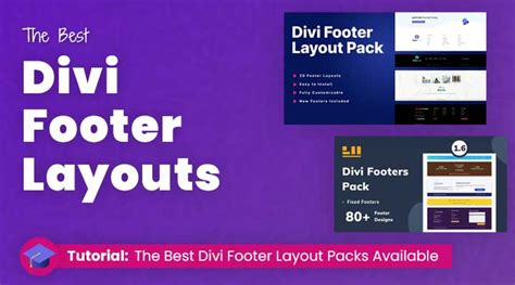 The Best Divi Footer Layout Packs Available On The Marketplace