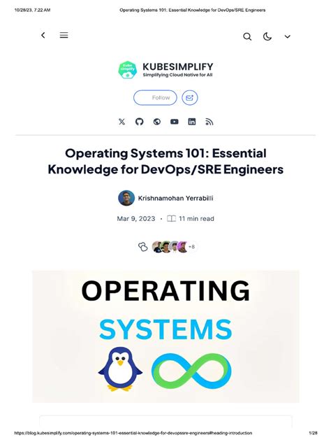 Operating System 101 For Devops Pdf