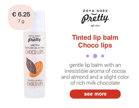 Zoya Shop New Tinted Lip Balm Choco Lips From Zoya Goes Pretty