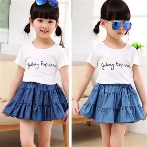 Saia Jeans Infantil 20 Modelos E Looks Super Lindinhos Para Se Inspirar