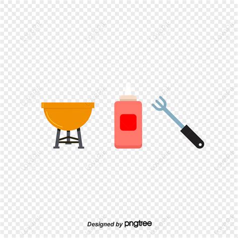 만화 바베 큐 벡터스테이크볶다가마 Png 일러스트 무료 다운로드 Lovepik