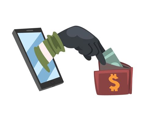 Datos Robo Hacker Vistiendo Guantes Rotura Dentro Teléfono Inteligente Ilustración 57976202