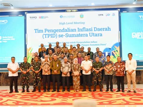 Pertemuan Tingkat Tinggi Tim Tpid Se Sumut Di Hadiri Bupati Tapteng