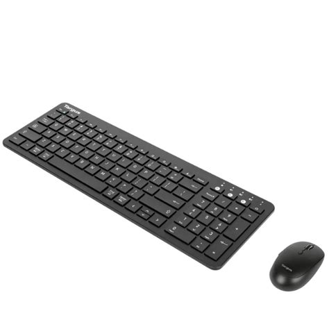 Targus Midsize Bluetooth Antimicrobial Keyboard And Midsize Comfort Antimicrobial Mouse Bundle