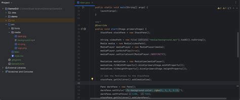Error While Making A Background Video Rjavafx