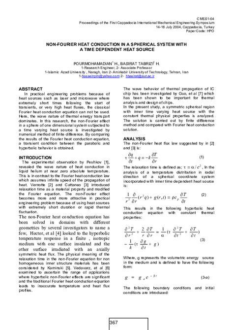 Non Fourier Heat Conduction In A Spherical System With A Time Dependent Heat Source