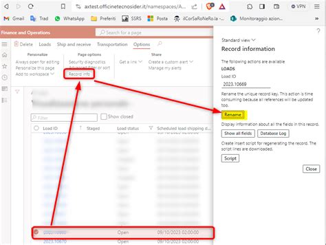 Ax D365fo Renaming A Record Primary Key In X Ax Dynamics 365