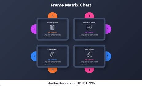 13 Four Cell Matrix Infographic Images Stock Photos Vectors Shutterstock