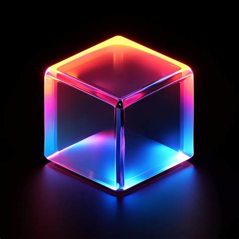 3d Cube Icon Basic 3d Geometric Shape Illustration Logo Premium Ai Generated Image