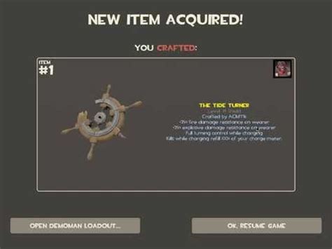 Steam Community Video Team Fortress 2 Tide Turner Craft