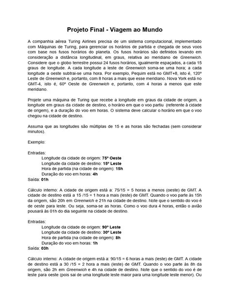 Projeto Final Pdf Longitude