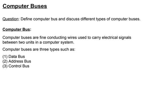 Computer System Bus Pptx