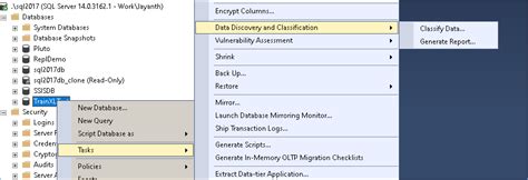 Sql 2019 Data Classification And Vulnerability Assessment Jayanth