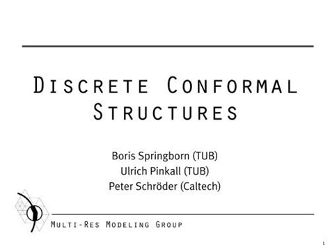 Discrete Conformal Structures