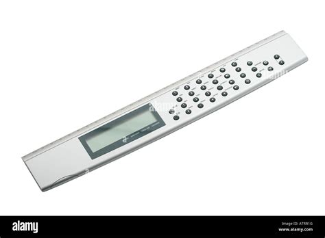Metal Ruler Calculator Math Mathematics Compute Computer Button Input