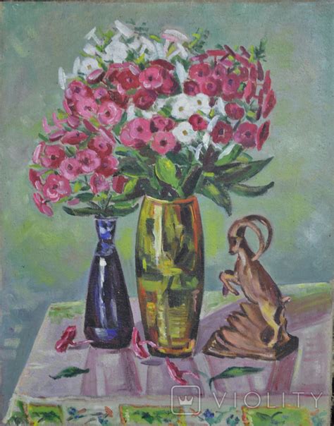 Натюрморт зі статуєткою на сайте для коллекционеров Violity Купить в Украине Киеве