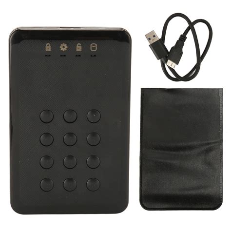 Encrypted Hard Drive Enclosure 2 5inch Usb3 0 Sata Password Access Hardware Encrypted Portable