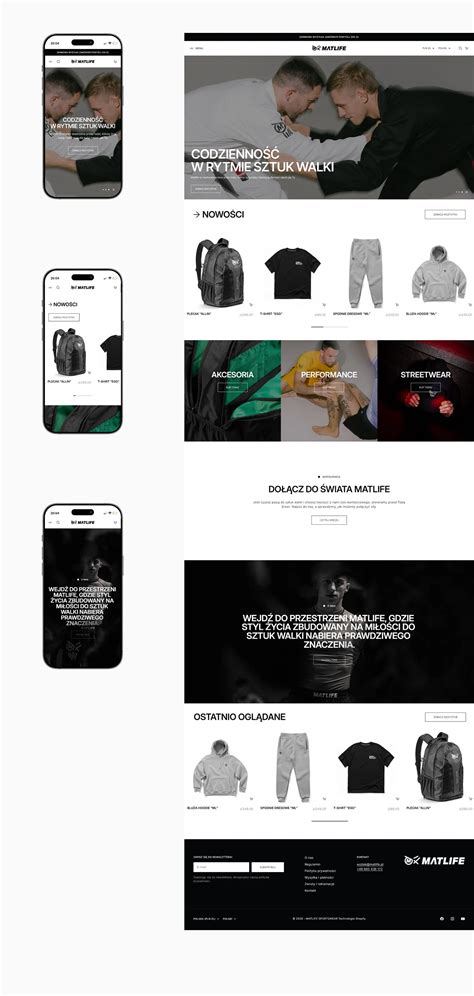 Ecommerce Website Shopify Matlife Behance