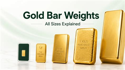 How Much Does A Gold Bar Weigh All Sizes Explained