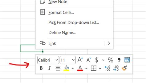 Mini Toolbar On Excel Microsoft Qanda