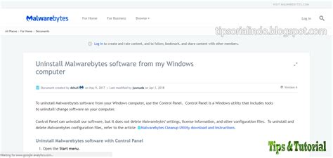 Cara Uninstall Semua Program Antivirus Di Windows Mastertipsorialindo