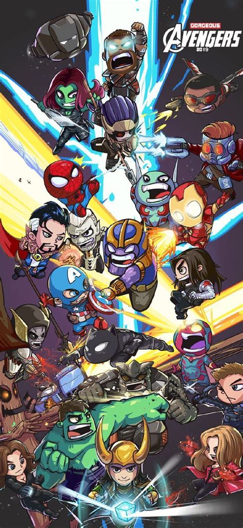 Chibi Marvel Wallpaper