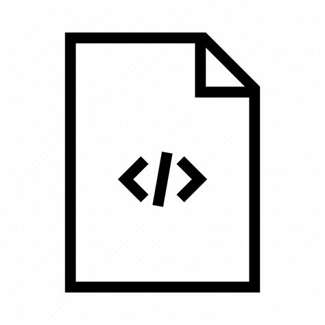 Code Document File Html Programming Xml Icon Download On Iconfinder