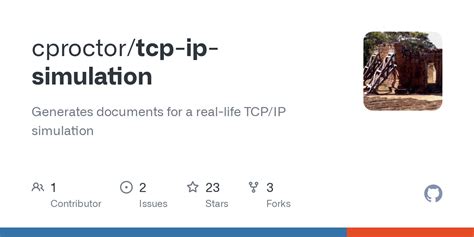 Github Cproctortcp Ip Simulation Generates Documents For A Real