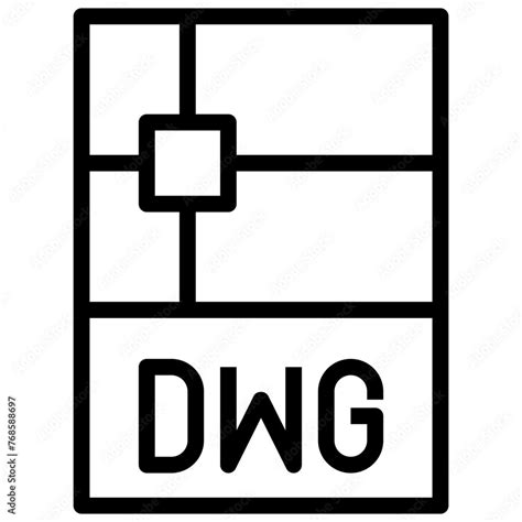 DWG Dwg File Format File Dwg Extension Document Svg Stock Vector Adobe Stock