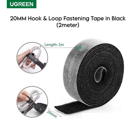 2m Ugreen Hook And Loop Fastening Tapes Ties Wrap The Messy Wires Together Cable Management Ikat
