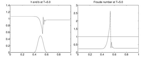 Transcritical Shock Without Parabolic Regularization 100 Mesh Cells Download Scientific Diagram