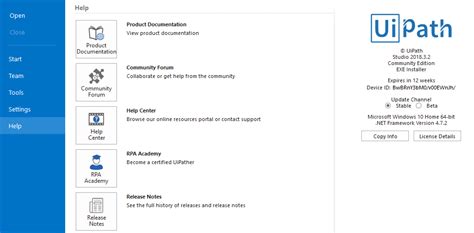 Getting Started How To Create Projects In Uipath Testing Tools