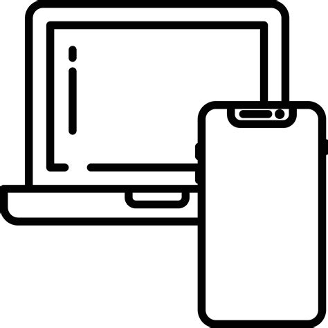 Devices Outline Illustration 43765282 Vector Art At Vecteezy