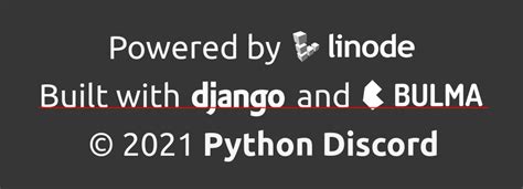 Django Logo Is Not Aligned With Baseline Of Text In The Footer · Issue 458 · Python Discord