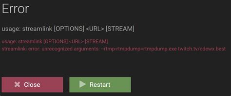 Does Twitch GUI Not Support Streamlink Any X Streamlink Streamlink Twitch Gui