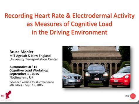 Pdf Recording Heart Rate And Electrodermal Activity As Measures Of Cognitive Load In The Driving