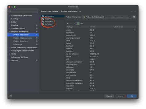i wanted to try out dataspell and i created a lot of projects inside