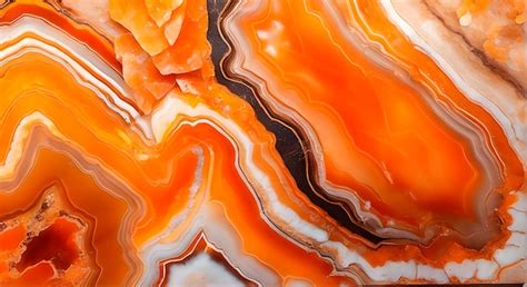 Premium Photo Orange Geode Texture Background