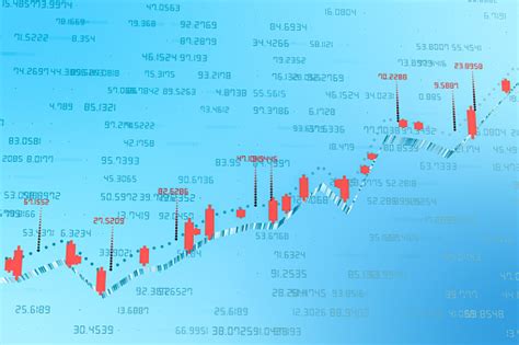3d 렌더링 파란색 배경으로 주식형 차트 3차원 형태에 대한 스톡 사진 및 기타 이미지 3차원 형태 가격 개념 Istock