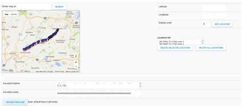 Web Mapping Extracting An Encoded Linestring From A Website