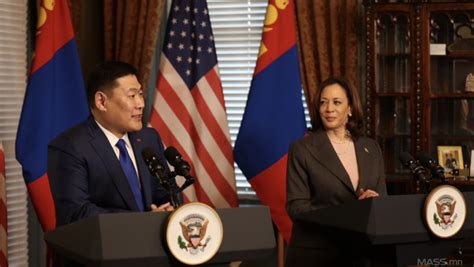 Ерөнхий сайд Л Оюун Эрдэнэ АНУ ын Дэд Ерөнхийлөгч Камала Харристай